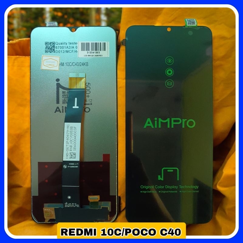 Jual lcd ts touchscreen xiaomi redmi 10c/12c/c55/poco c40 fullset ...