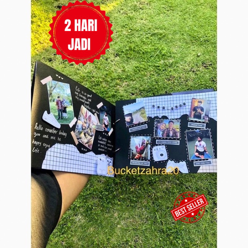 Jual scrapbook kado ulang tahun anniversary untuk pacar sahabat kejutan ...