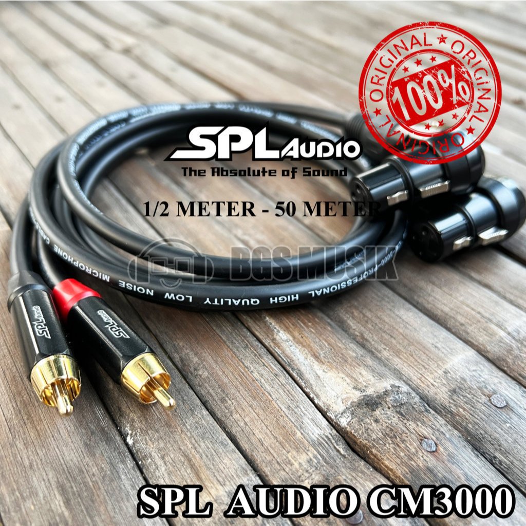 Jual SPL AUDIO Kabel Jack RCA To XLR Female L Uk 0.5-20m - Kabel Jack RCA To XLR Female L ...