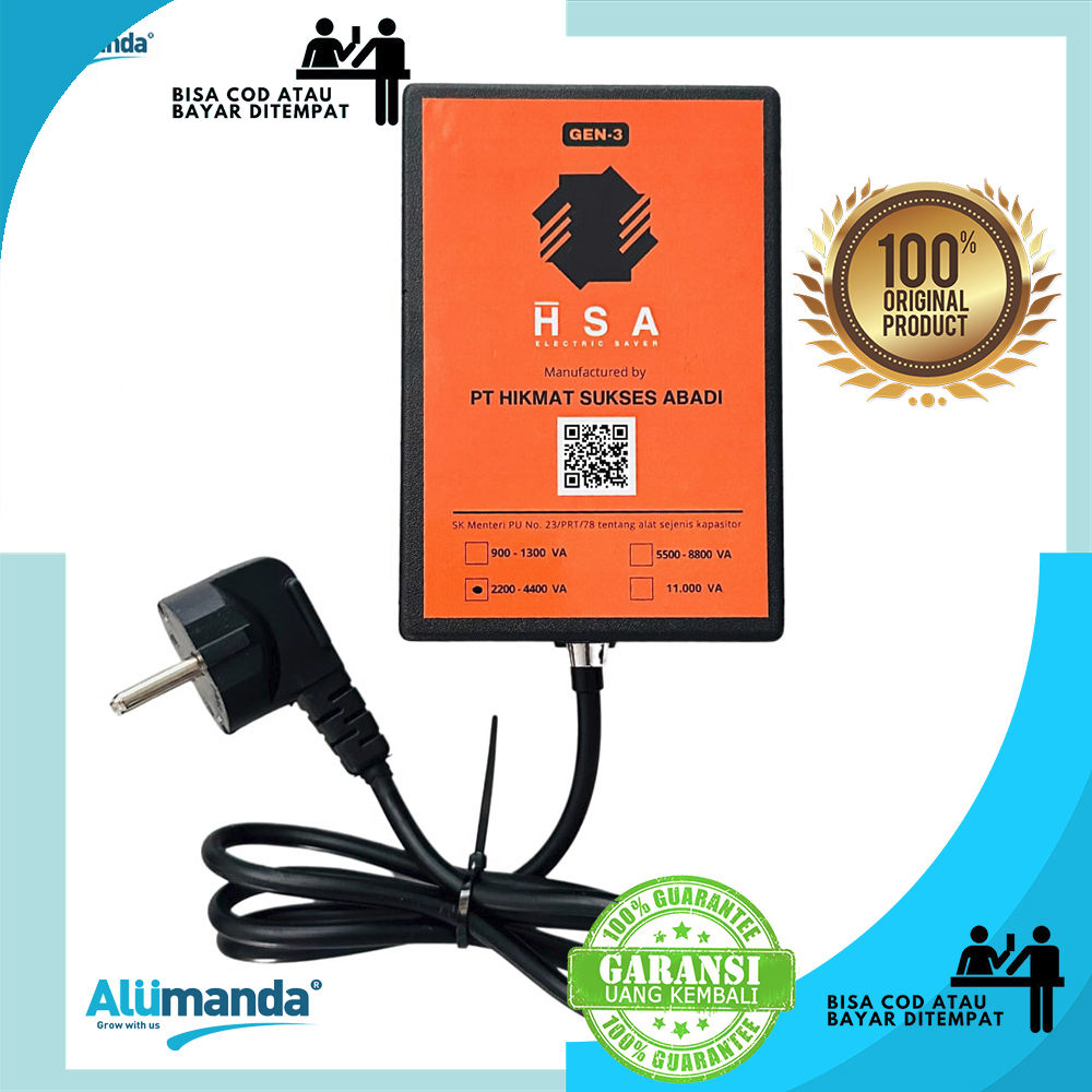 Jual PENGHEMAT DAYA LISTRIK RUMAH HSA ELECTRIC SAVER ALAT PENGHEMAT ...