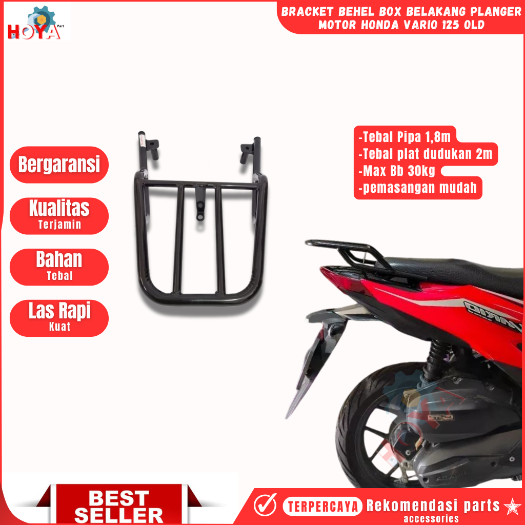 Jual Bracket Box Motor Vario 125 150 Behel Belakang Besi Tebal Kuat ...