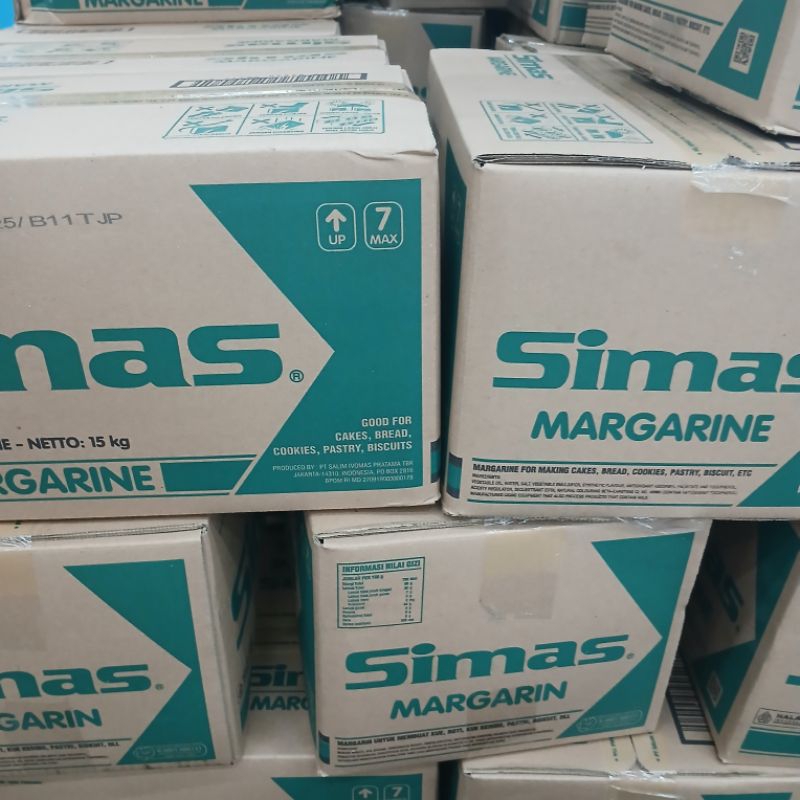 Jual Simas Margarine 1Dus berat 15kg | Shopee Indonesia