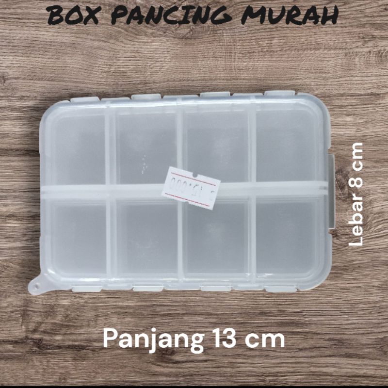 Jual BOX ALAT PANCING - TEMPAT PERALATAN MANCING ( 13X8X3 ) | Shopee ...
