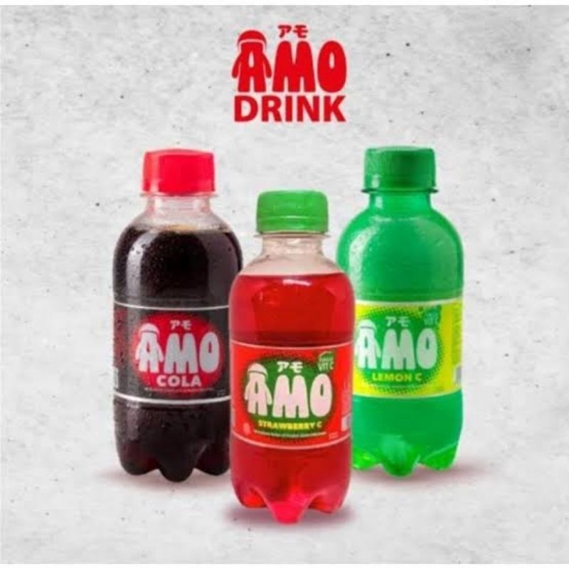 Jual Amo Cola Minuman Soda Berkarbonasi 200 ml isi 24 Botol / Krat ...