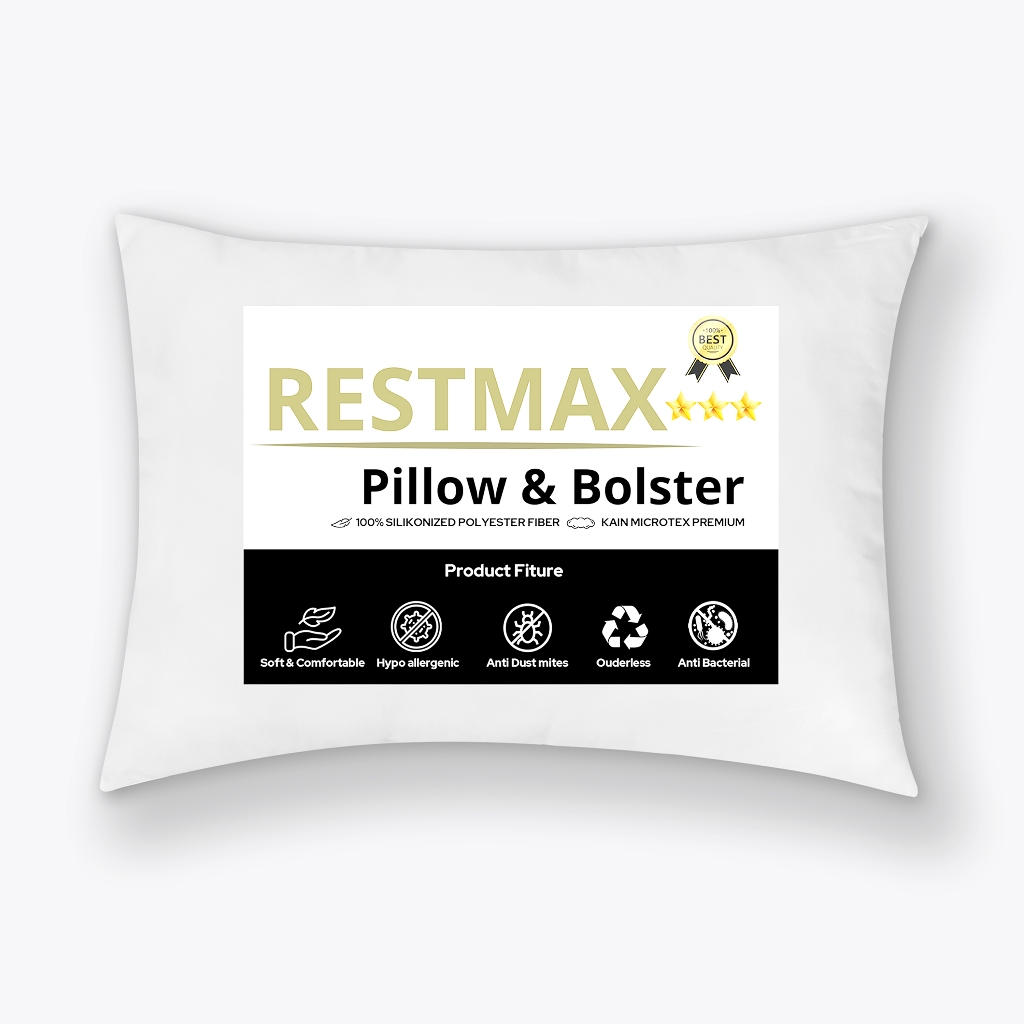 Jual Bantal Tidur bantal hotel Living Pillow Restmax 1 bantal | Shopee ...