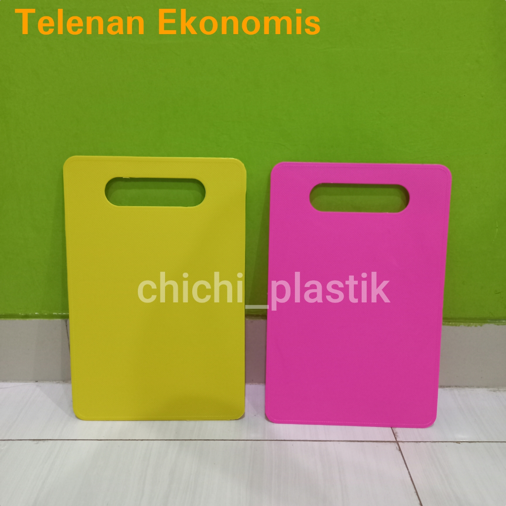Jual Telenan plastik ekonomis dapur telenan cutting 19x29 board tempat ...