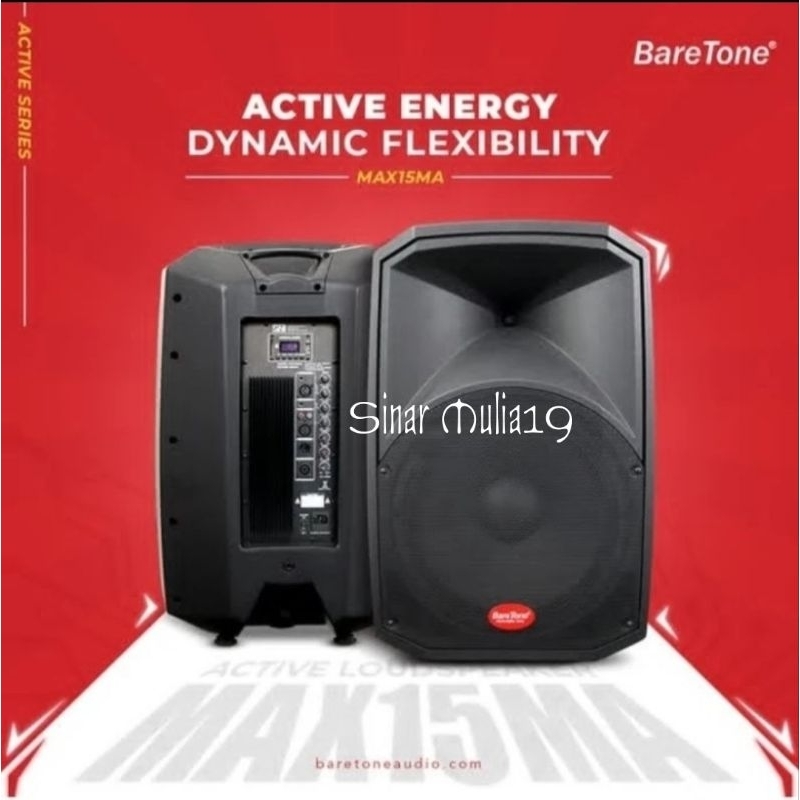 Jual Speaker BareTone Aktif 15 Inch Bluetooth Model Max15ma Original ...