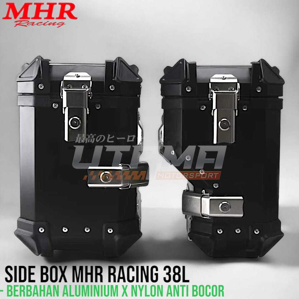 Jual MHR Racing Side Box Samping Aluminium Pannier Set 38L Universal ...