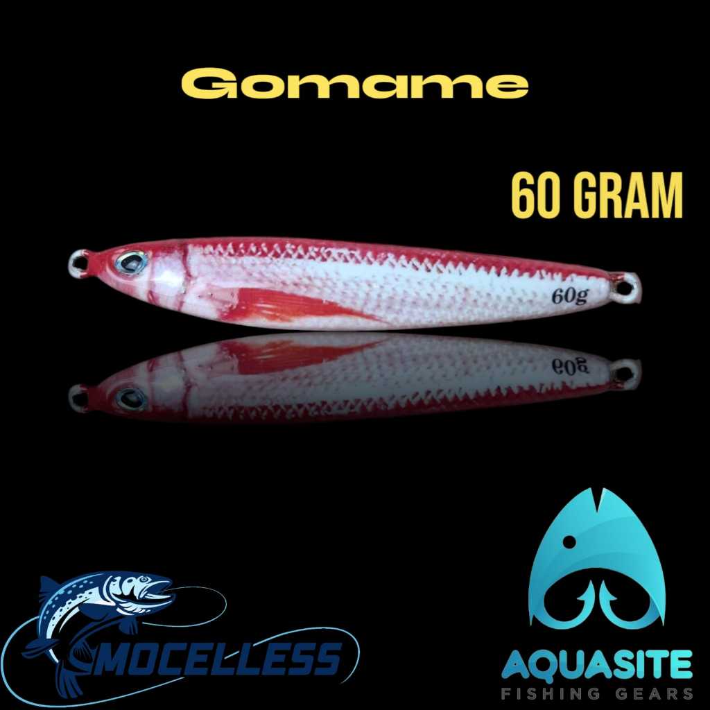 Jual metal jig gomame full gid 40, 60, 80, 100 gram model kurisi realistik | Shopee Indonesia