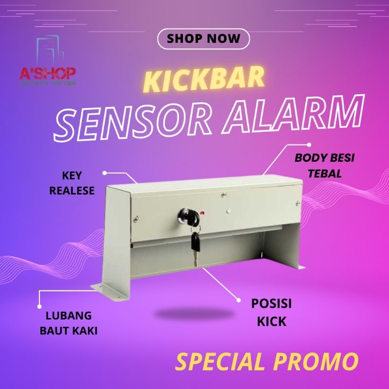 Jual Kick Bar/Emergency Alarm/Cukup Tendang Alarm Sensor | Shopee Indonesia