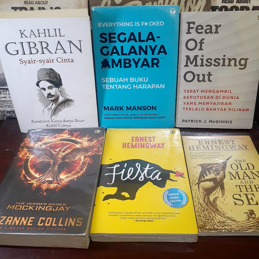 Jual Buku dan Novel Indonesia Best Seller ( Segalanya Ambyar, Ernest ...