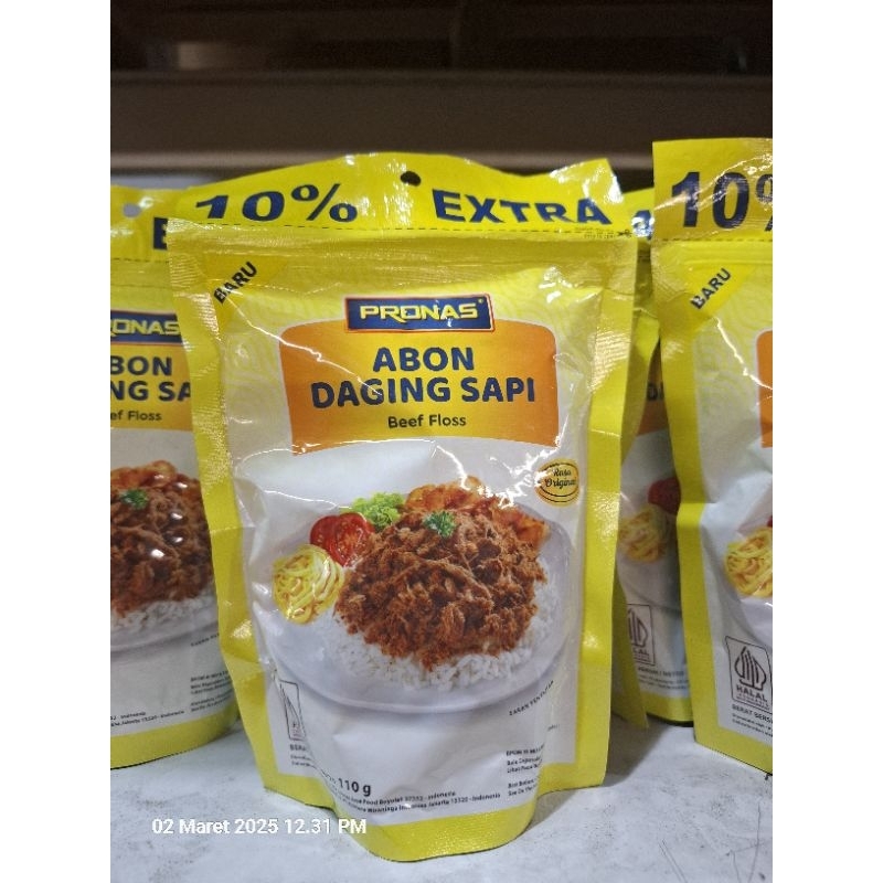 Jual Pronas Abon Sapi 110 gram | Shopee Indonesia