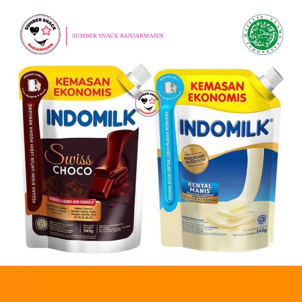 Jual Indomilk Kental Manis Pouch (545g) (2 Varian Rasa) | Shopee Indonesia