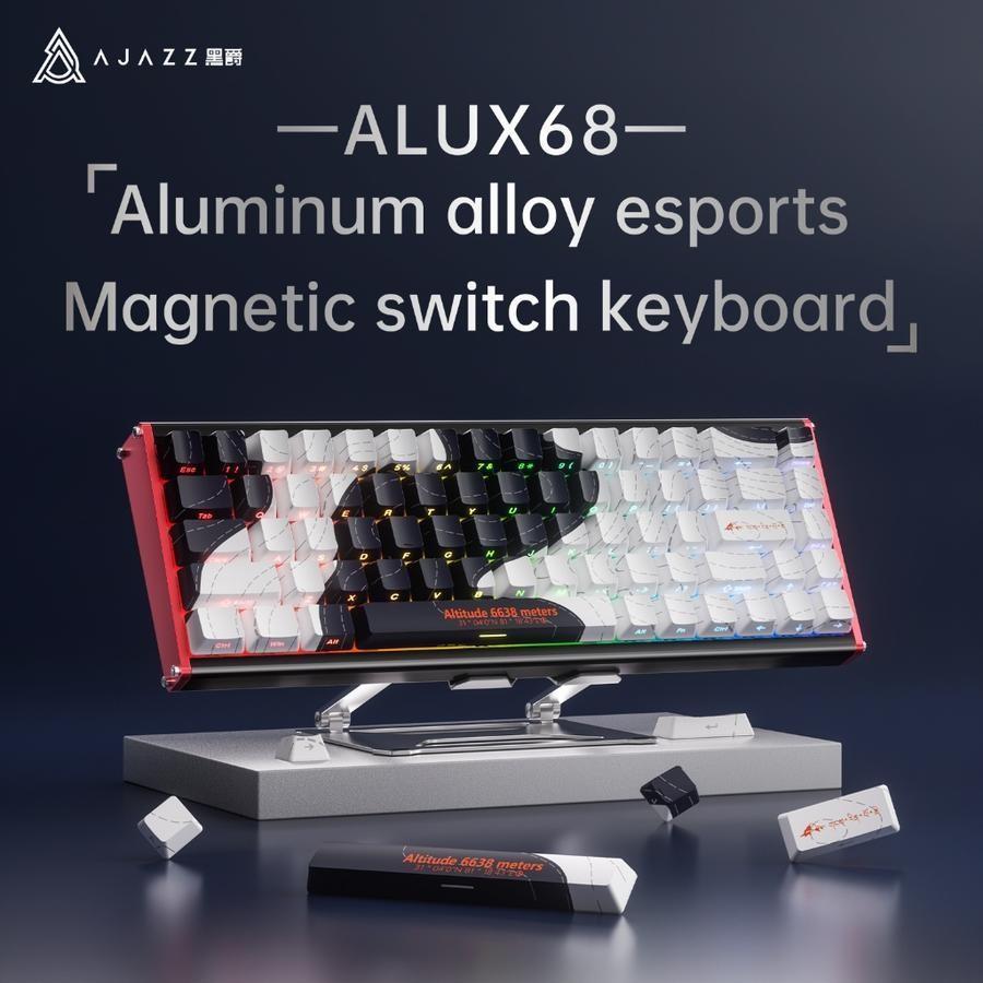 Jual Ajazz Alux68 / Alux-68 / Alux 68 Series Full Aluminium CNC Wired Mechanical Keyboard HE ...