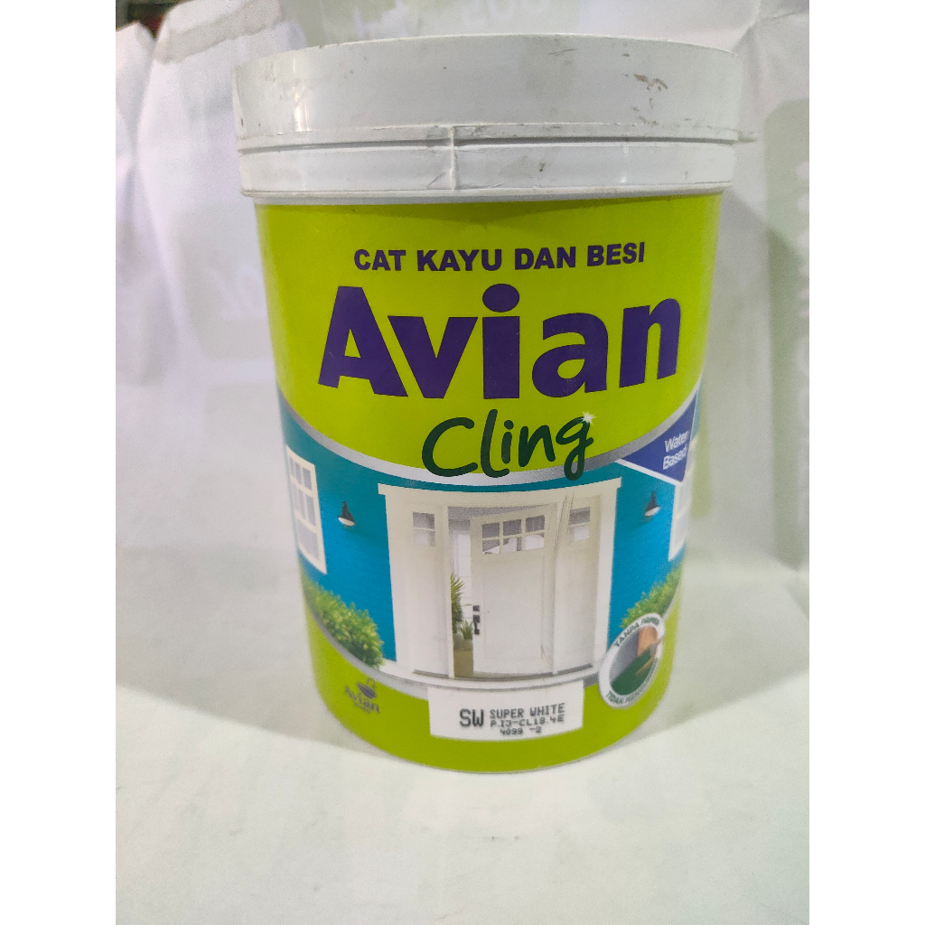 Jual Cat Kayu dan Besi Avian Cling Water Based 1 kg | Shopee Indonesia
