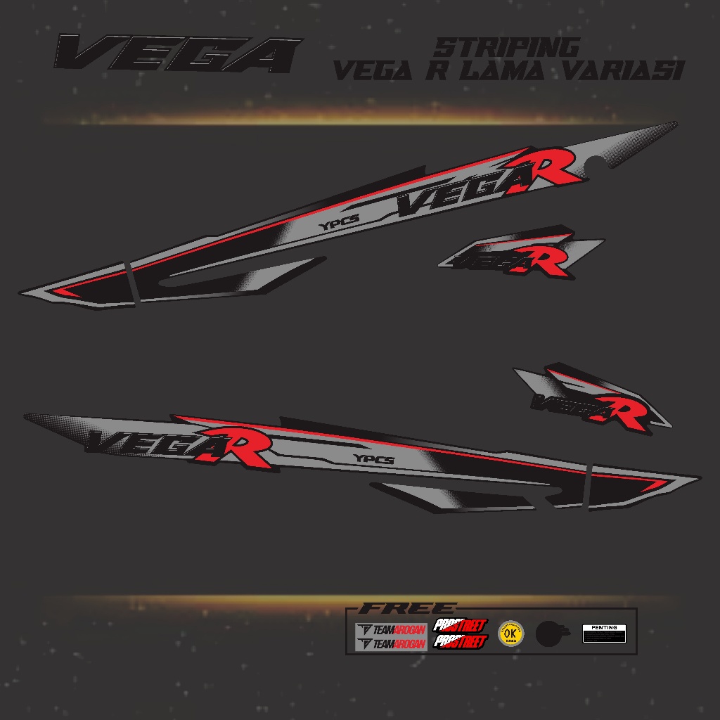 Jual Sticker Striping Vega R old model fizr 97 | Shopee Indonesia