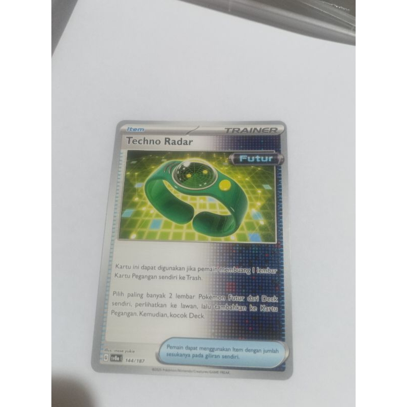 Jual Techno Radar 144/187 - Item - Pokemon TCG Indonesia | Shopee Indonesia