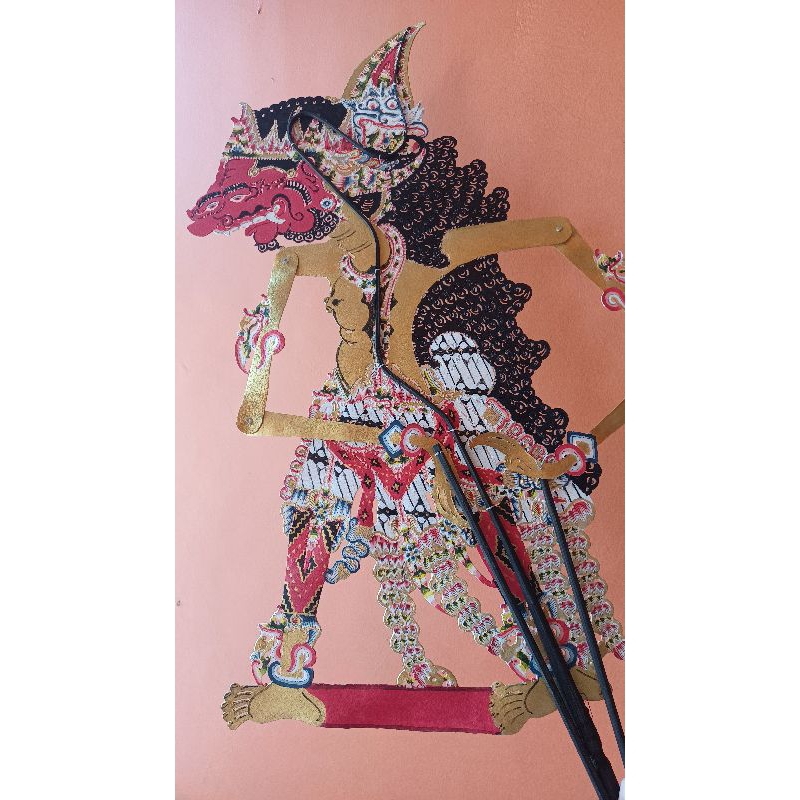 Jual wayang kulit asli patih sabrang kriyip / wayang patih sabrangan ...