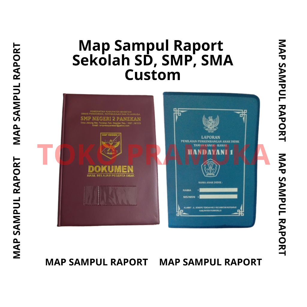 Jual Map Sampul Raport Sampul Ijazah SD SMP SMA | Sampul Raport Ijazah ...