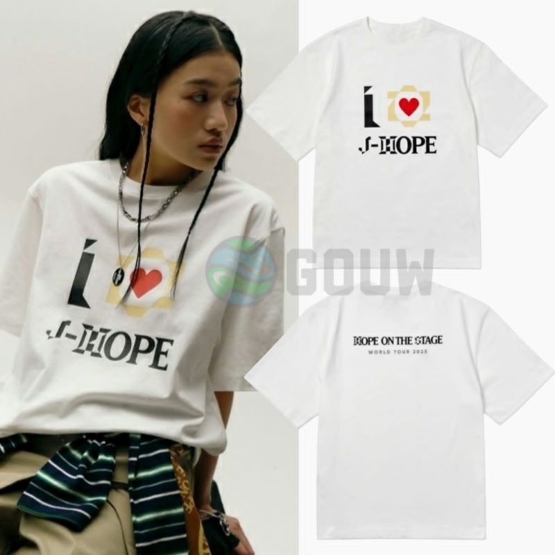 Jual TSHIRT KAOS I LOVE JHOPE MERCH HOPE ON THE STAGE TOUR 2025 BAJU ...
