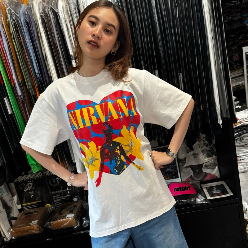 Jual NIRVANA - HSB X UTERO TSHIRT WHITE | Shopee Indonesia