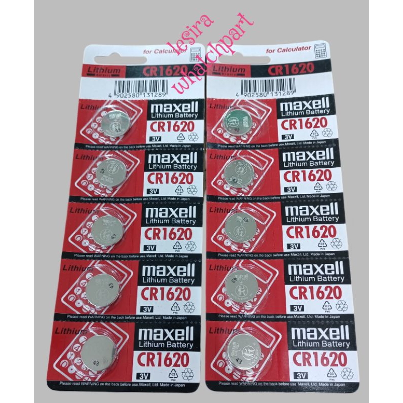 Jual Baterai Batre CR1620 maxel Original Baterai 3V Baterai untuk ...