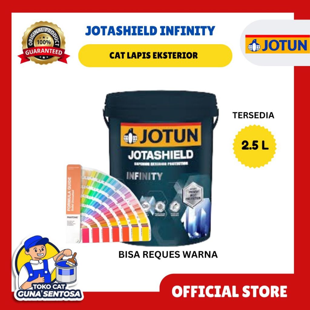 Jual CAT TEMBOK EKSTERIOR / JOTUN JOTASHIELD INFINITY /SUPERIOR ...