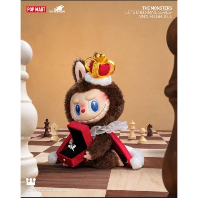Jual LABUBU THE MONSTERS Let's Checkmate KING Series Vinyl POPMART ...