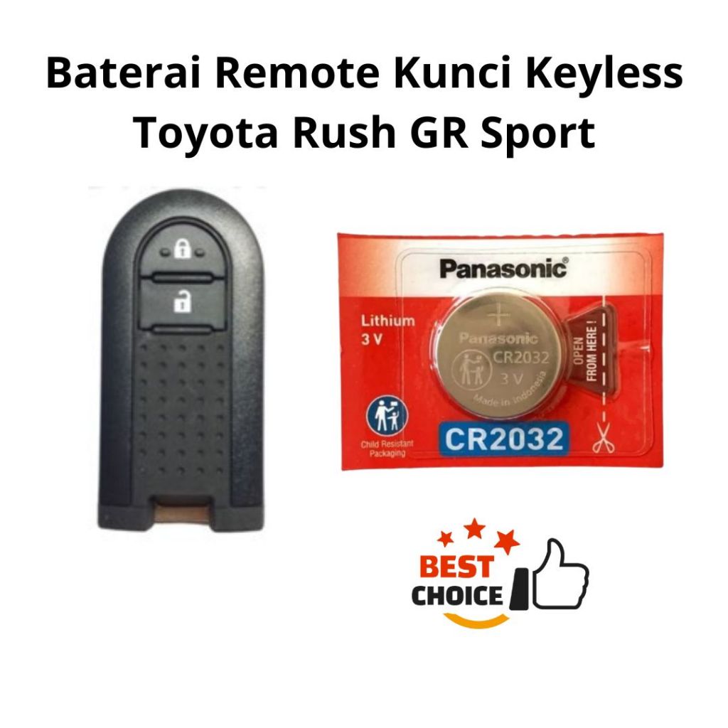 Jual Baterai Remote Kunci Keyless Toyota Rush GR Sport Original ...