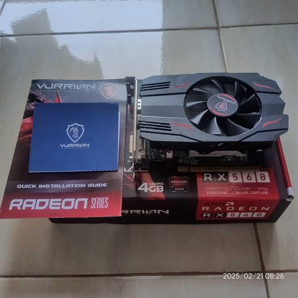 Jual VGA RX 560 4GB Merk Vurion | Shopee Indonesia
