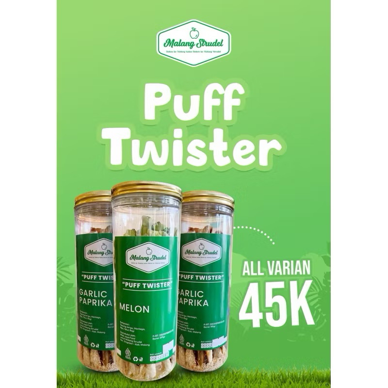 Jual [READY] MALANG STRUDEL PUFF TWISTER MINI | Shopee Indonesia