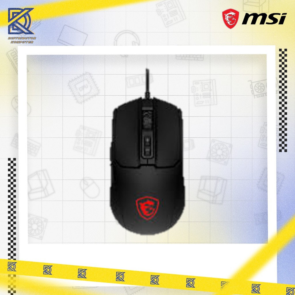 Jual MSI Mouse Gaming Forge GM100 / GM 100 - Gaming Mouse Wired ...