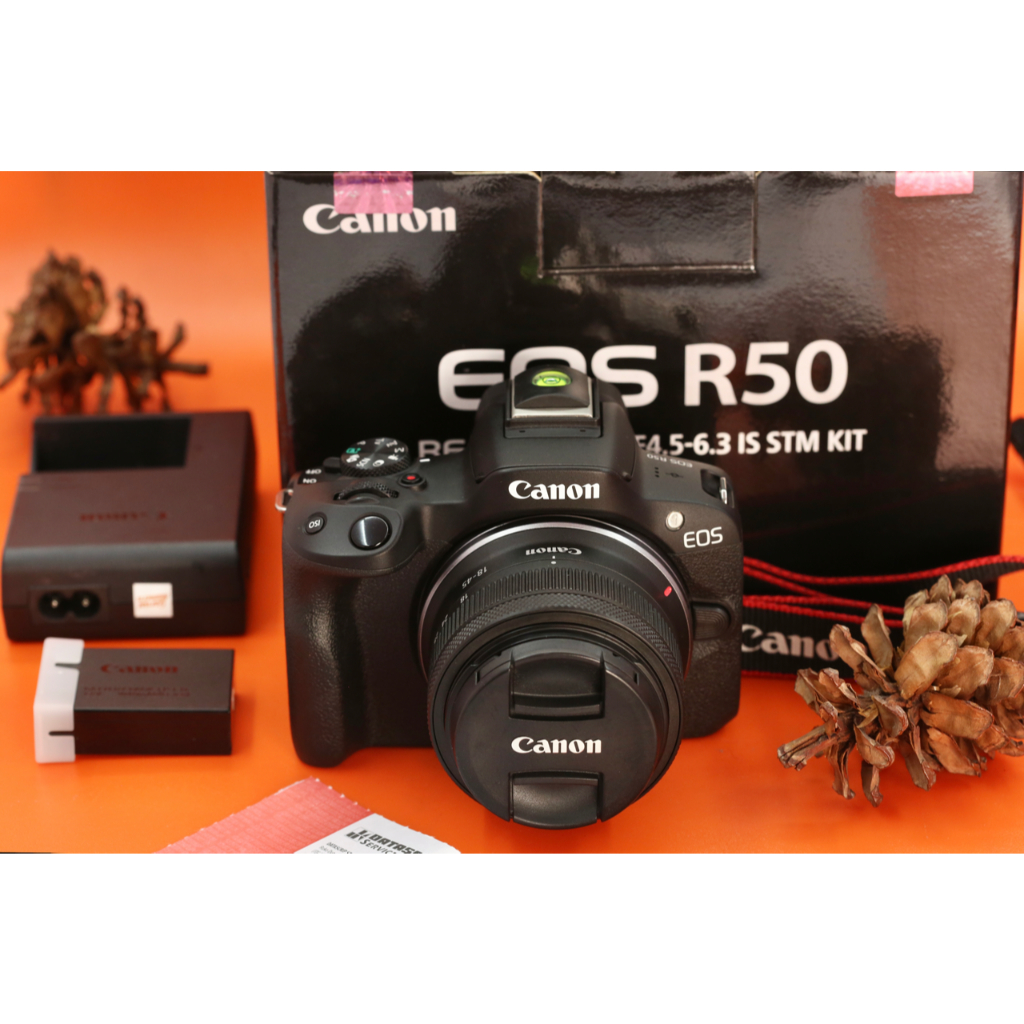 Jual Canon EOS R50 Kit RF-S 18-45mm Fullset Garansi 2026 B522 | Shopee ...