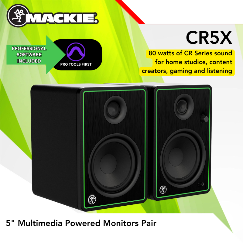 Jual Speaker Aktif Mackie CR5-X CR5 X CR5X Creative Reference 5 inch Multimedia Powered Monitors ...