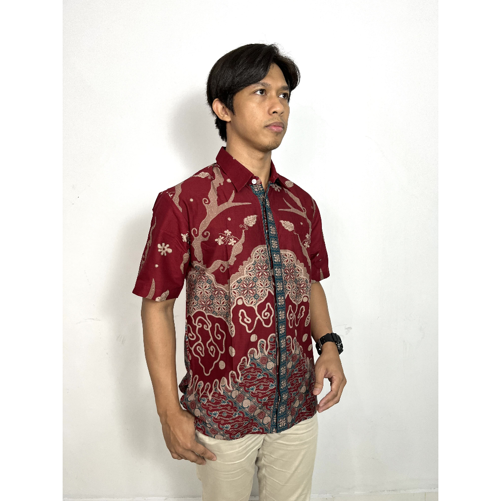 Jual MARGARIA BATIK - Kemeja Batik Pria Lengan Pendek - Kemeja Aditya ...