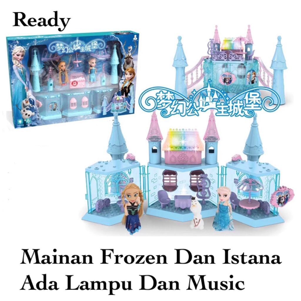 Jual [Tma] Mainan Anak Dream Castle Frozen / Mainan Rumah Istana Frozen ...