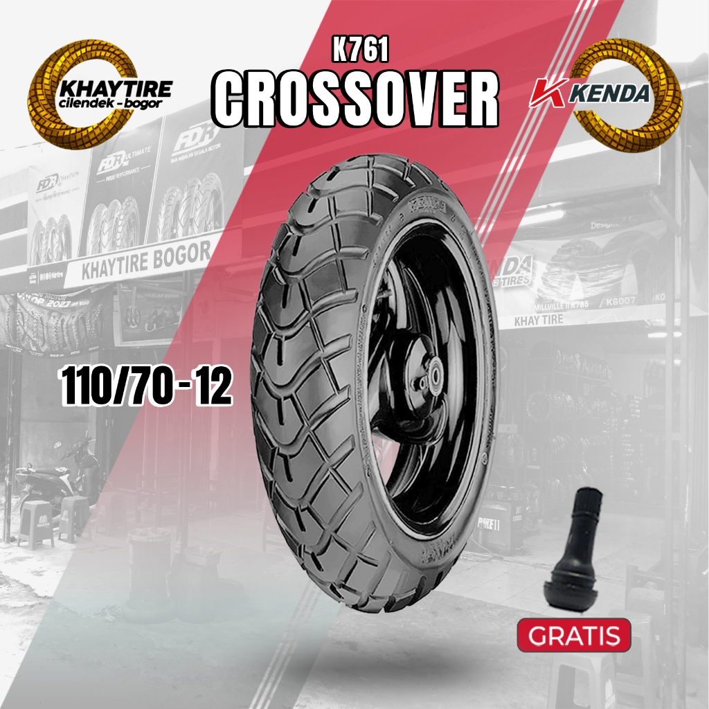 Jual Sepasang/Satuan Ban Motor Vespa Matic KENDA K761 Ring 12 Tubeless | Shopee Indonesia