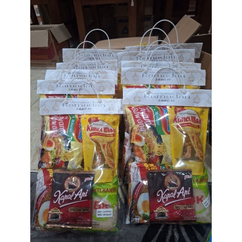 Jual NOB Ready Paket Sembako Murah utk berbagi/bingkisan.(label bs ...