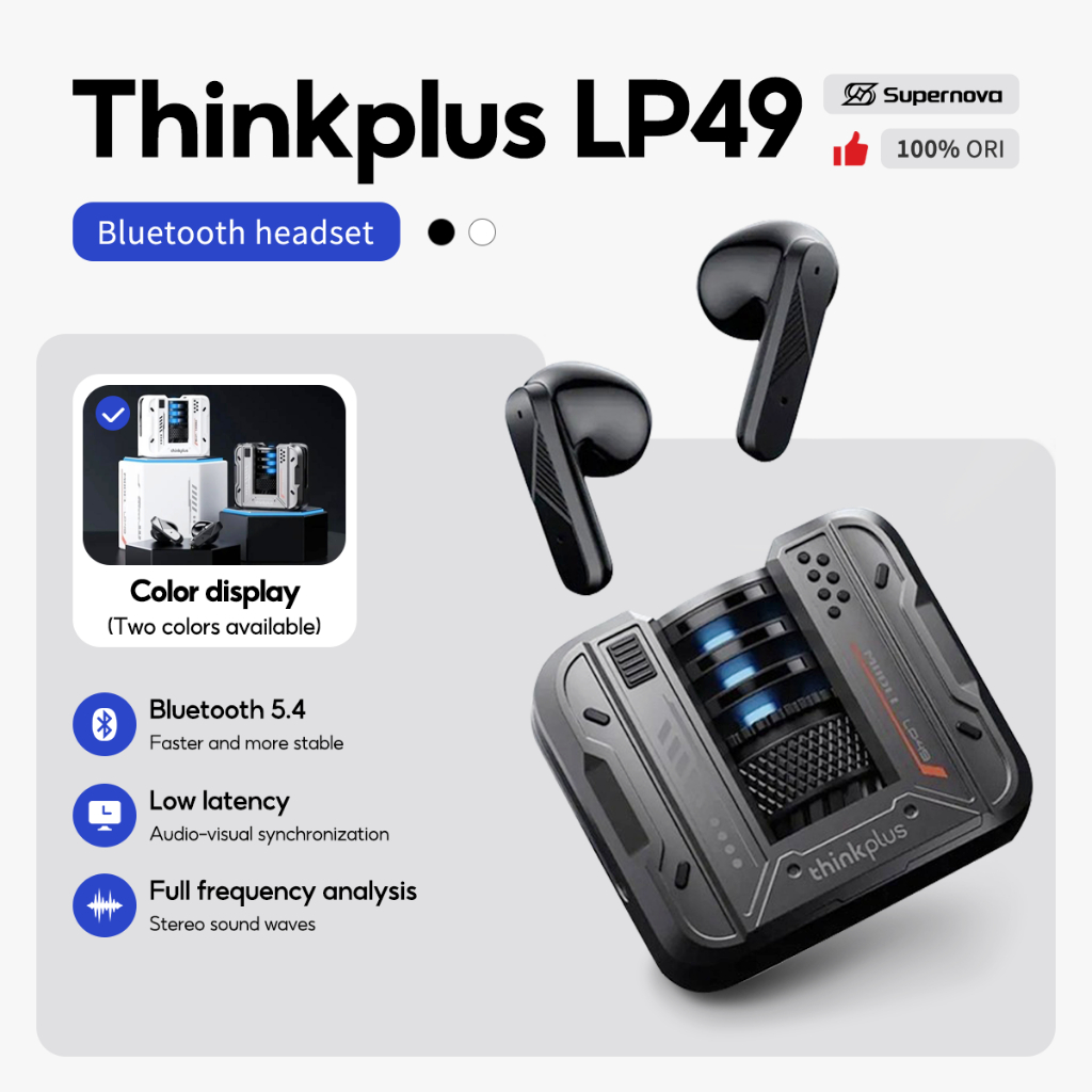 Jual Supernova x Thinkplus LP49 Earphone Dual Mode TWS Gaming Earbuds with HD Voice Call ...
