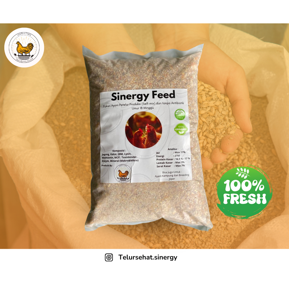 Jual Pakan Ayam Self-mix (complet feed) Pakan Organik Tanpa Antibiotik ...