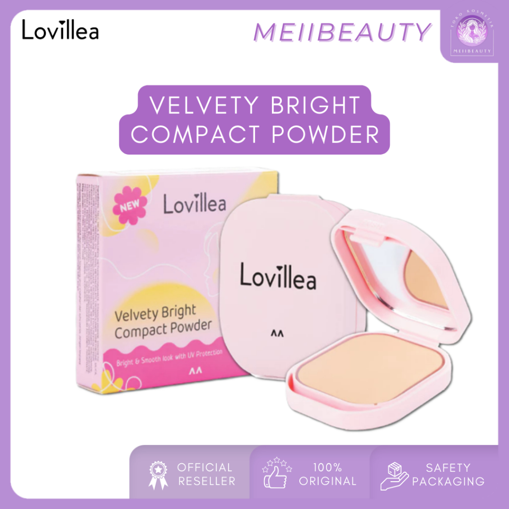 Jual LOVILLEA Velvety Bright Compact Powder | Bedak Padat Remaja Tahan ...