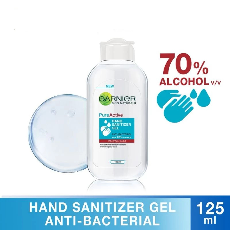 Jual Garnier Pure Active Hand Sanitizer Gel 125ml | Shopee Indonesia