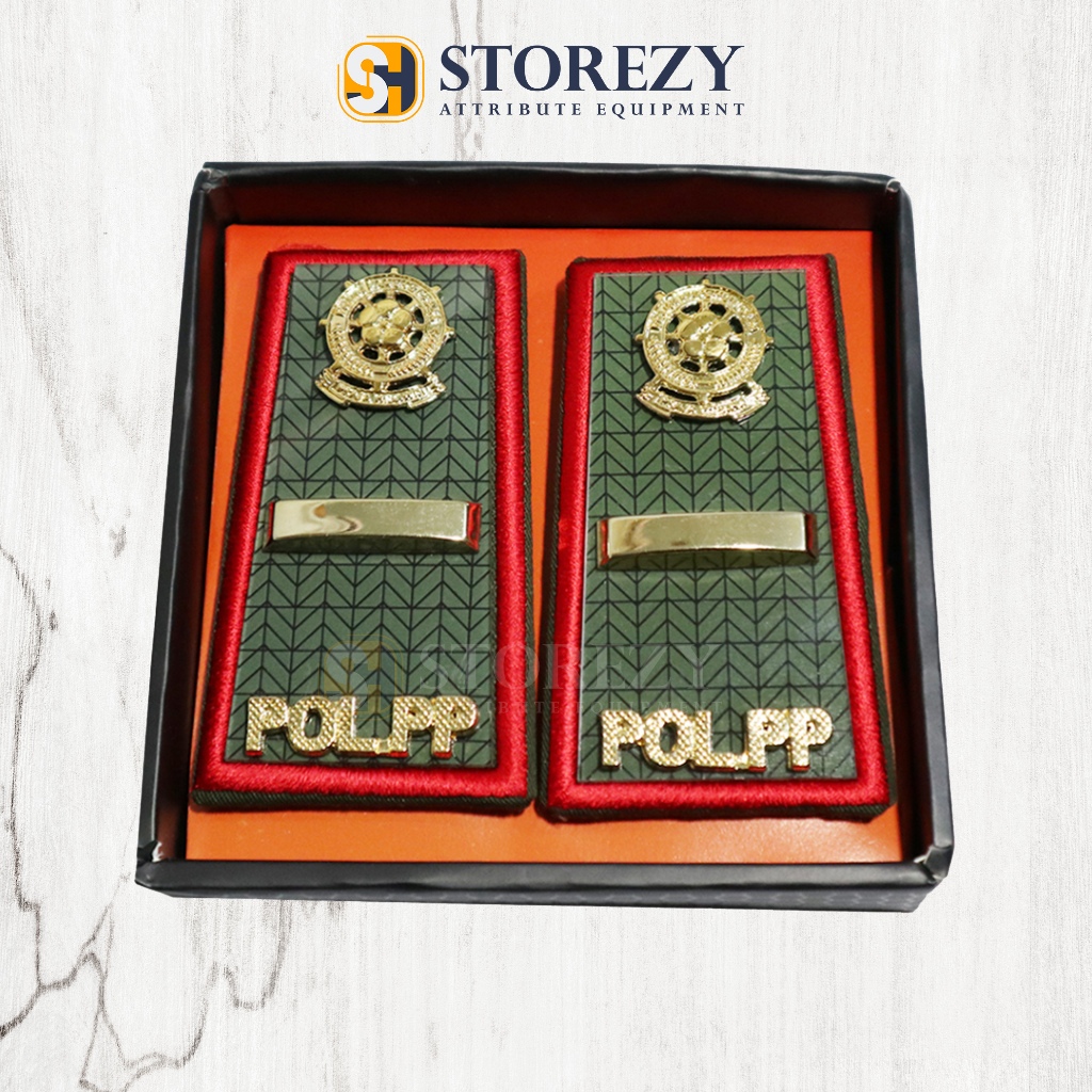 Jual PANGKAT PDH BORDIR SATPOL PP GOLONGAN 3A POL PP MIKA AKRILIK LIST ...