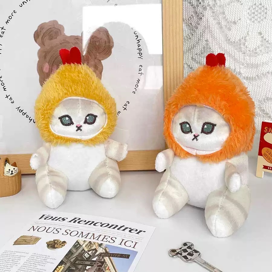 Jual [GH] MOFUSAND Kawaii Cat Doll Keychain - Gantungan Kunci Mofusand ...