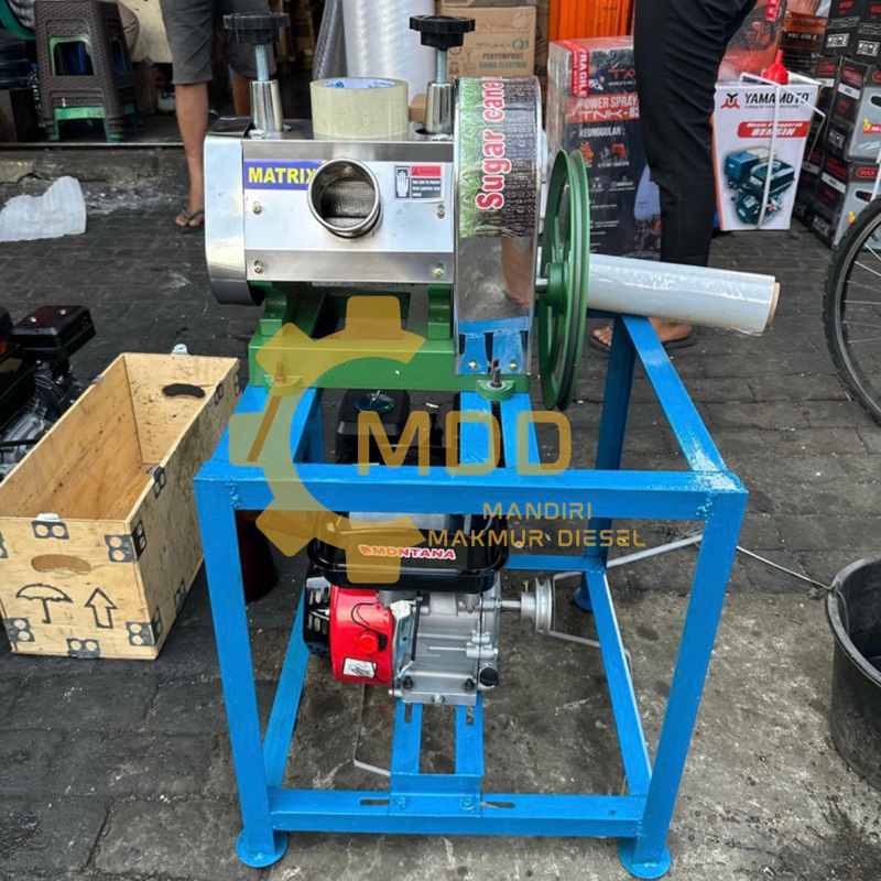 Jual MESIN GILING TEBU GILINGAN TEBU COMPLETE MESIN PENGGERAK BENSIN ...