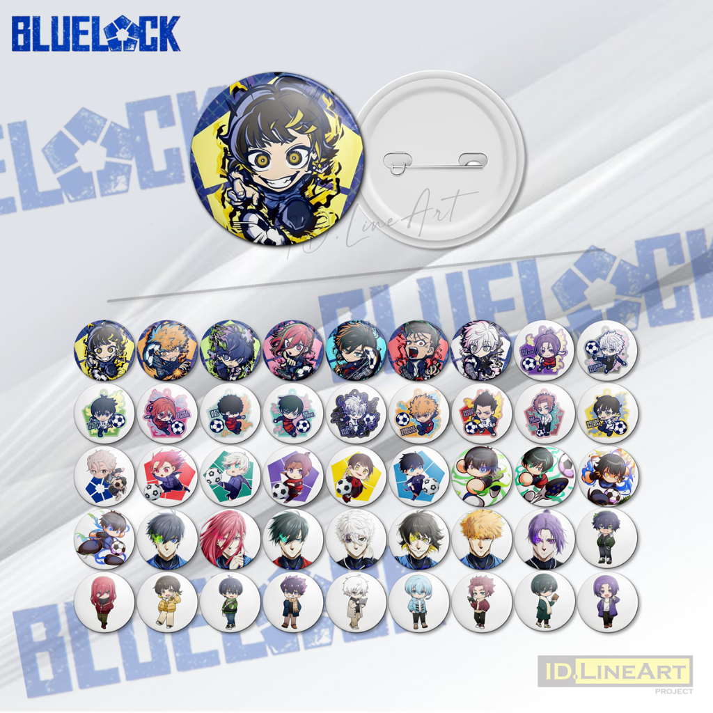Jual Pin Button ANIME BLUE LOCK NEW Pin Press Bros Badge | Shopee Indonesia