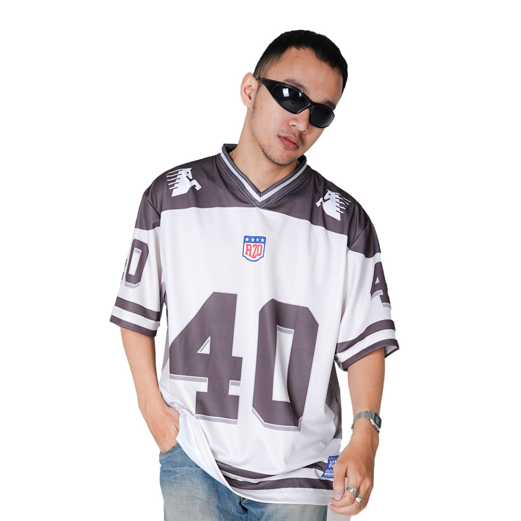 Jual RZQ / 40 / Number Series / Jersey / Streetwear / Oversize / Music ...