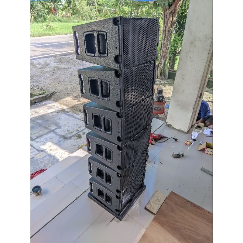 Jual Box speaker custom line array 6 inchi bahan 15 mm meranti | Shopee ...