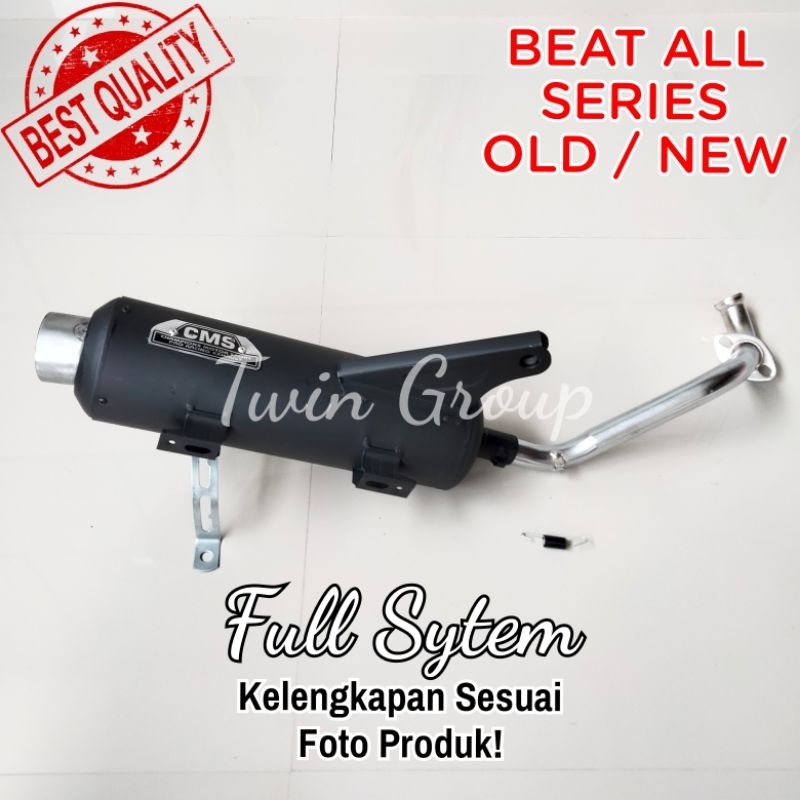 Jual Knalpot CMS Bass Adem Semua Motor Matic (Beat Vario Mio) | Shopee ...