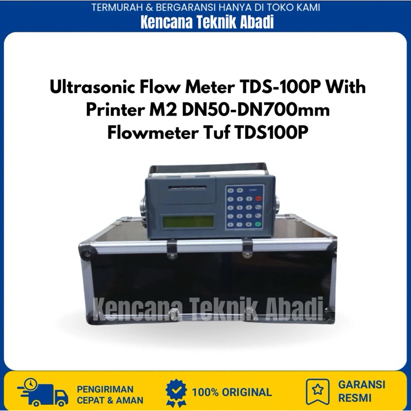 Jual Ultrasonic Flow Meter TDS-100P With Printer M2 DN50-DN700mm ...